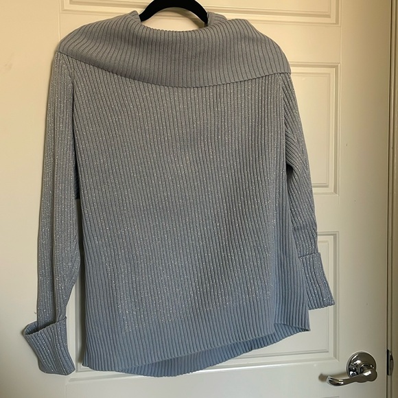 Calvin Klein | Sweaters | Calvin Klein Turtleneck Sparkly Sweater Dusty ...